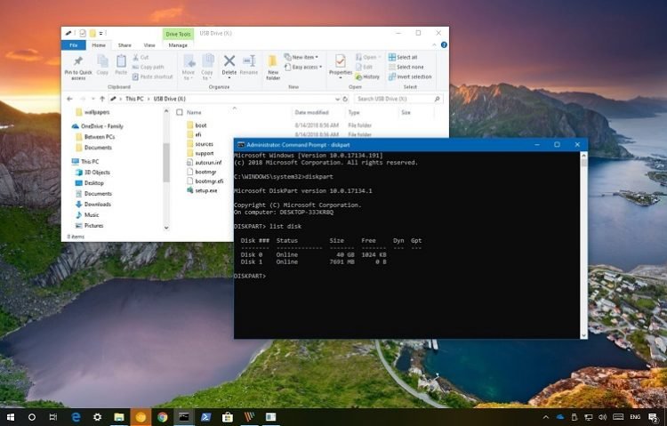 Komut İstemi ile Windows 10 USB Oluşturma - Windows 11 ve 10 Hata ...